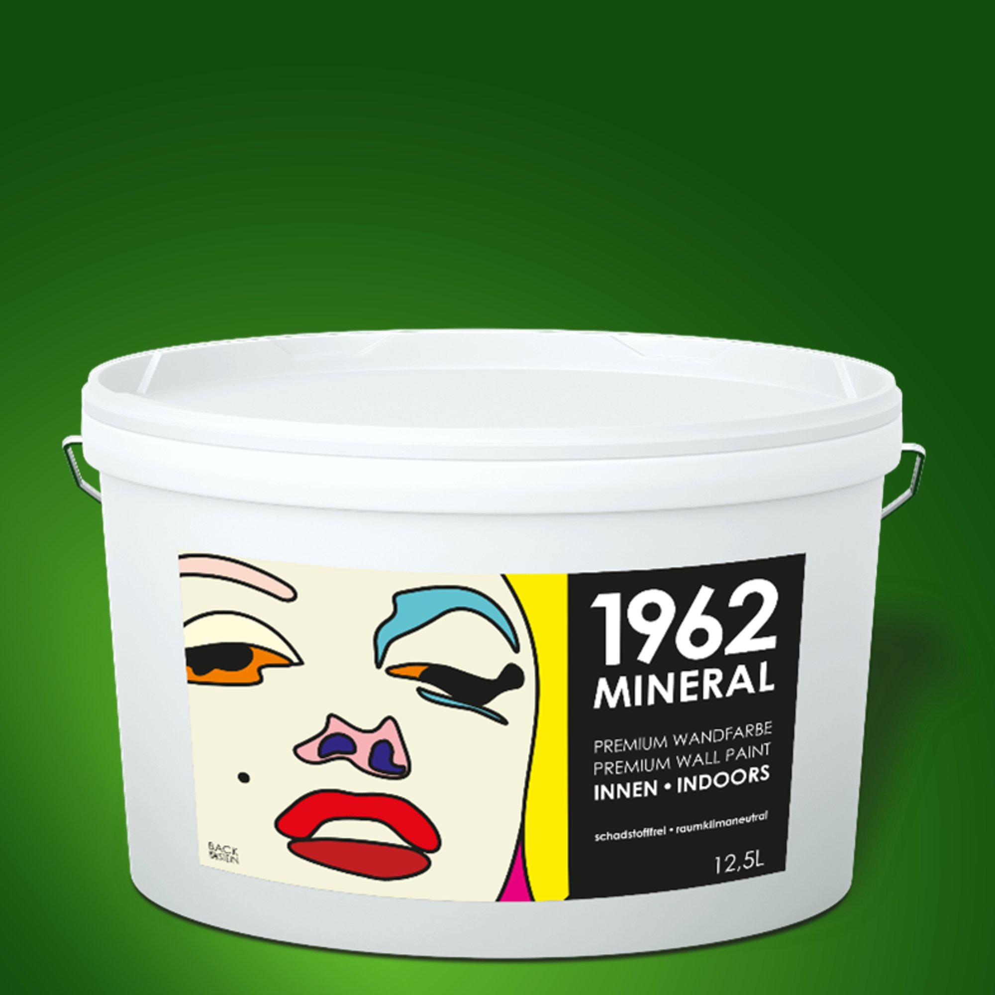 1962 MINERAL Sol-silicate-based interior wall paint - Moertelshop, 54,60